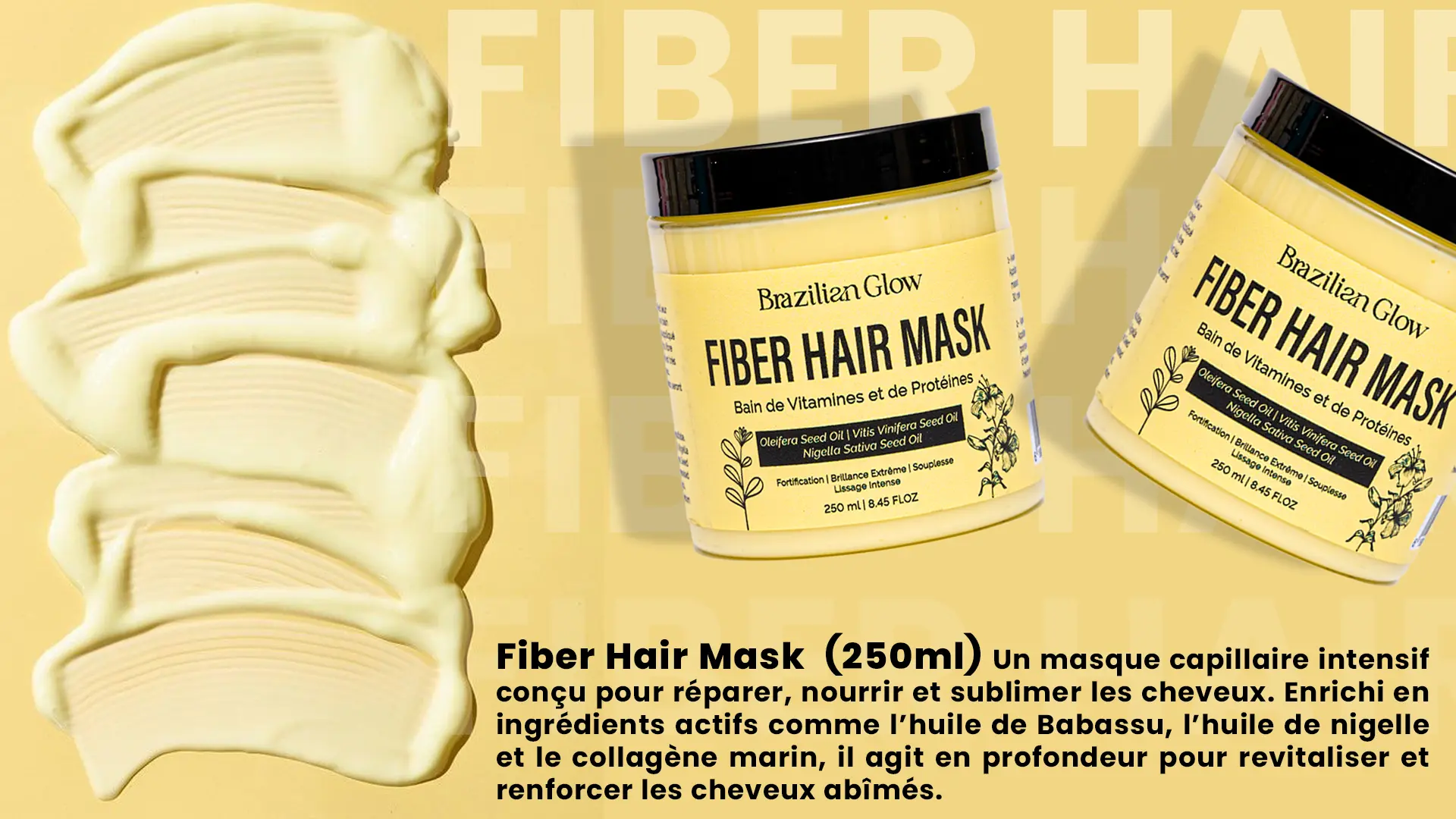 Fiber Hair Mask : Bain de Protéines 250ml